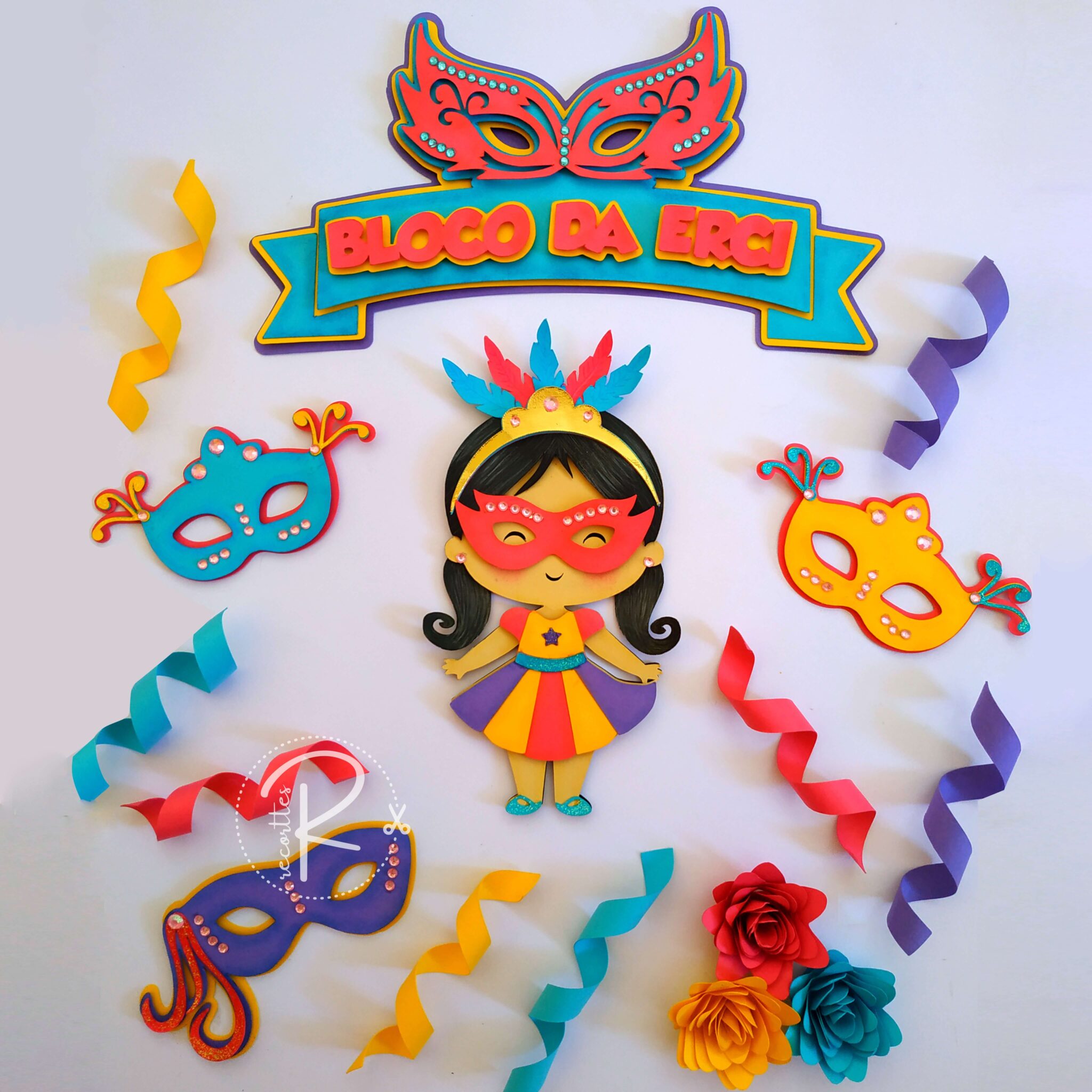 Arquivo - Topo de Bolo Bloquinho da Folia 1 - Recorttes