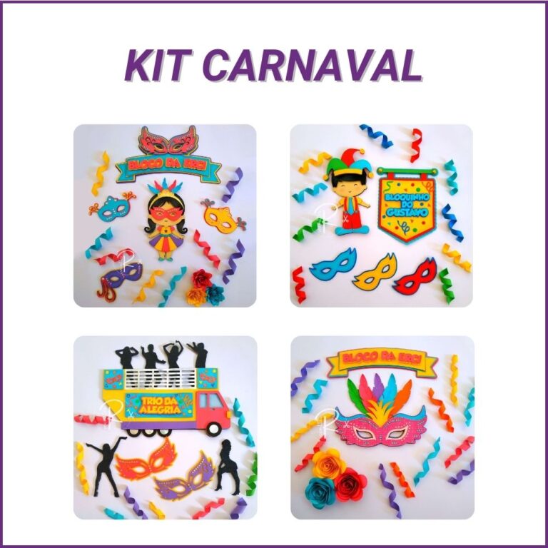 Kit Carnaval - Arquivos de Corte - Recorttes