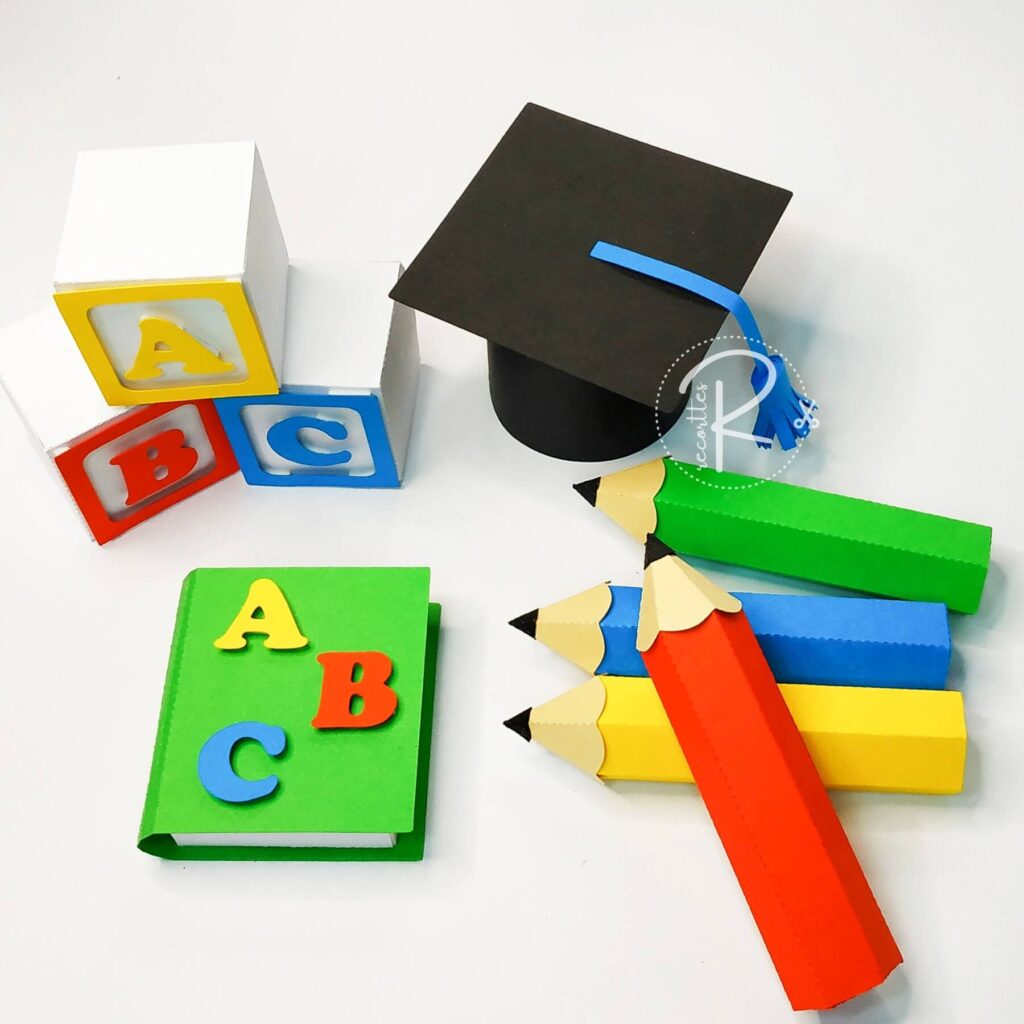 Arquivo De Corte Topo De Bolo Abc 2 Recorttes